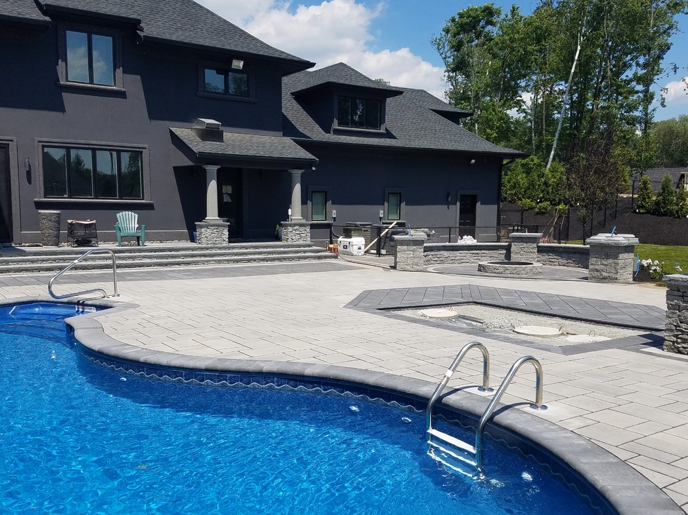 Middleton MA Custom Lagoon - Pool - Boston - by Precision Pool ...
