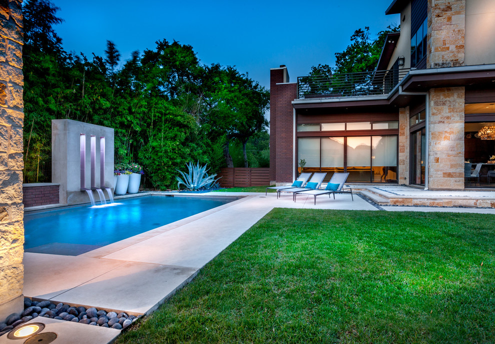 Midway Cabana and Pool- 2017 - Contemporary - Pool - Dallas - by Key ...