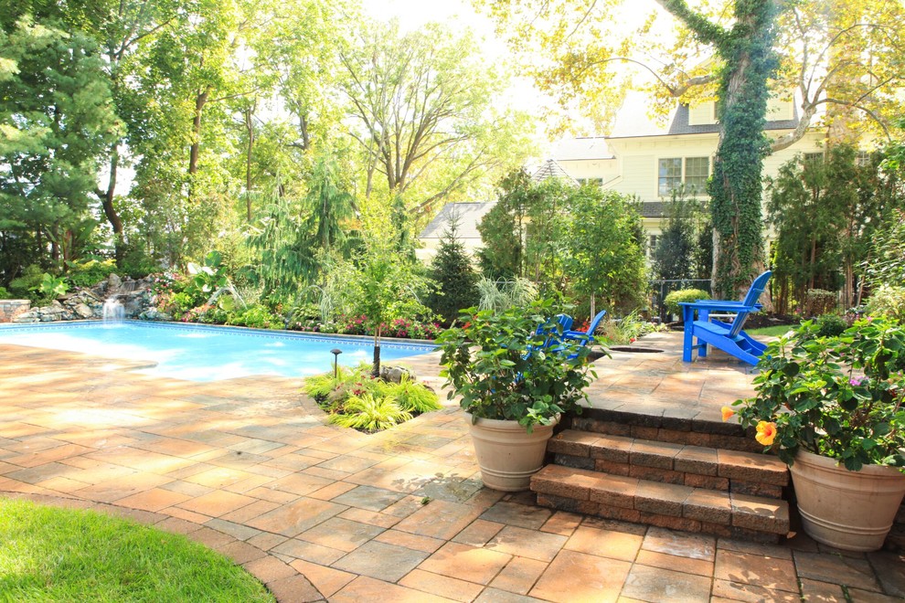 Mildred St. Teaneck - Tropical - Pool - New York - by Limone Gardens ...