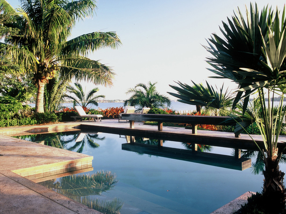 Miller Garden - Tropical - Pool - Miami - by Raymond Jungles, Inc. | Houzz