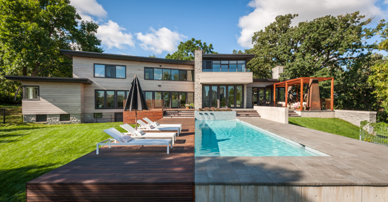 Minneapolis Home - Contemporary - Pool - Minneapolis - by Landscape ...