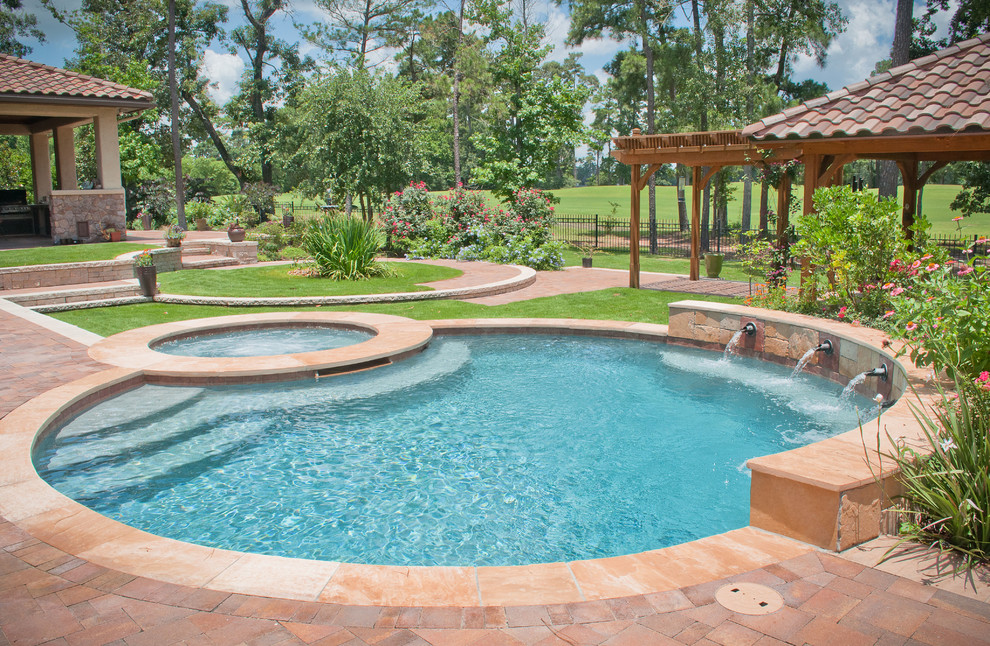Mirror Lake Designs - Pools - Traditional - Pool - Houston - by Mirror ...
