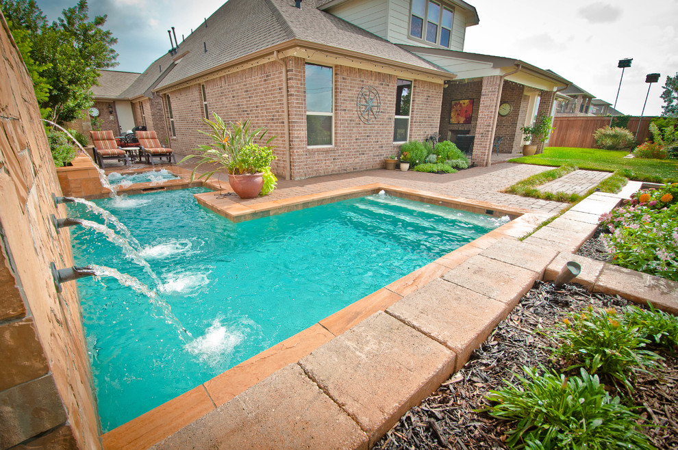 Mirror Lake - Small Space Pools - Traditional - Pool - Houston - by ...