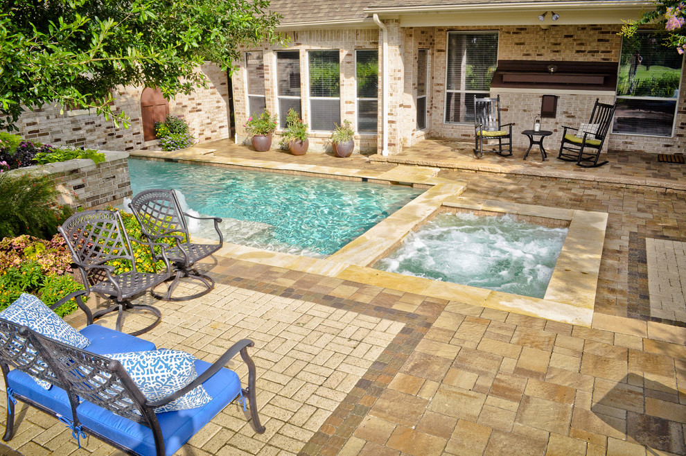 Mirror Lake - Small Space Pools - Traditional - Pool - Houston - by ...