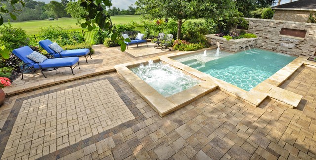 Mirror Lake - Small Space Pools - Traditional - Pool - Houston - by ...