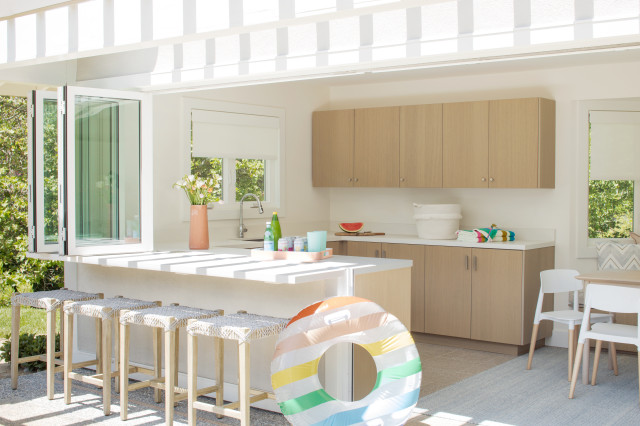 Modern Coastal Pool House - Beach Style - Pool - San Francisco - by ...