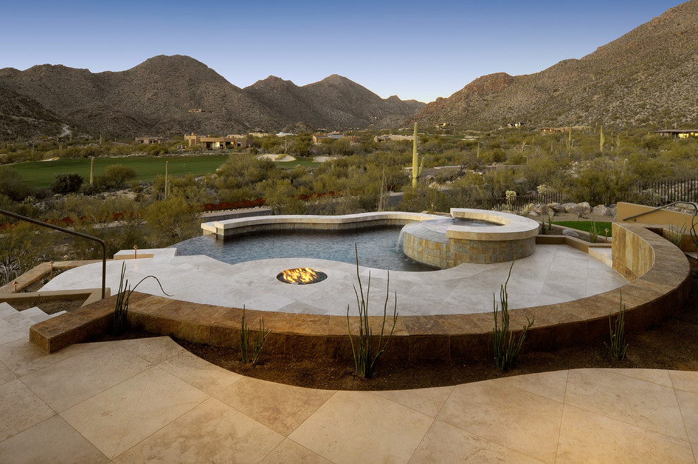 Modern Desert 695 - Southwestern - Pool - Phoenix - by Soloway Designs ...