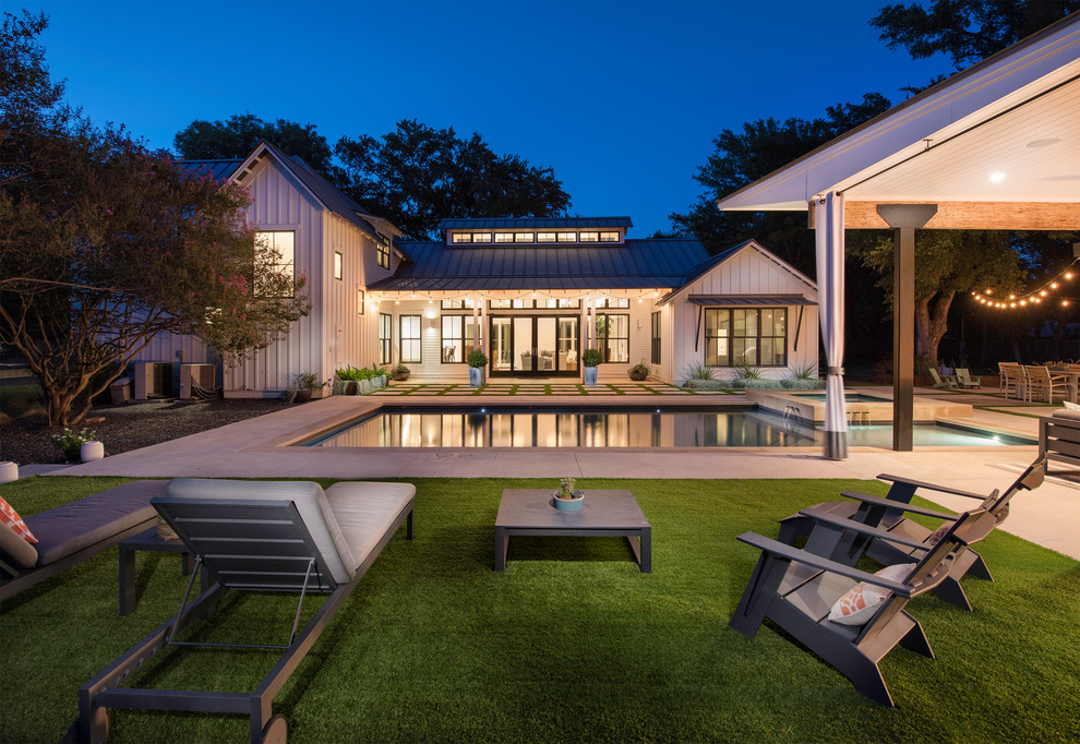 Modern Farm House - Contemporary - Pool - Austin - by Design Ecology ...