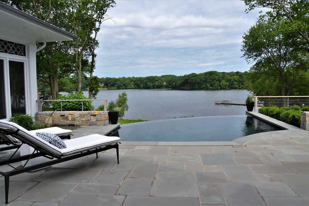 Modern Infinity Spa Design - Modern - Pool - New York - by Tranquility ...