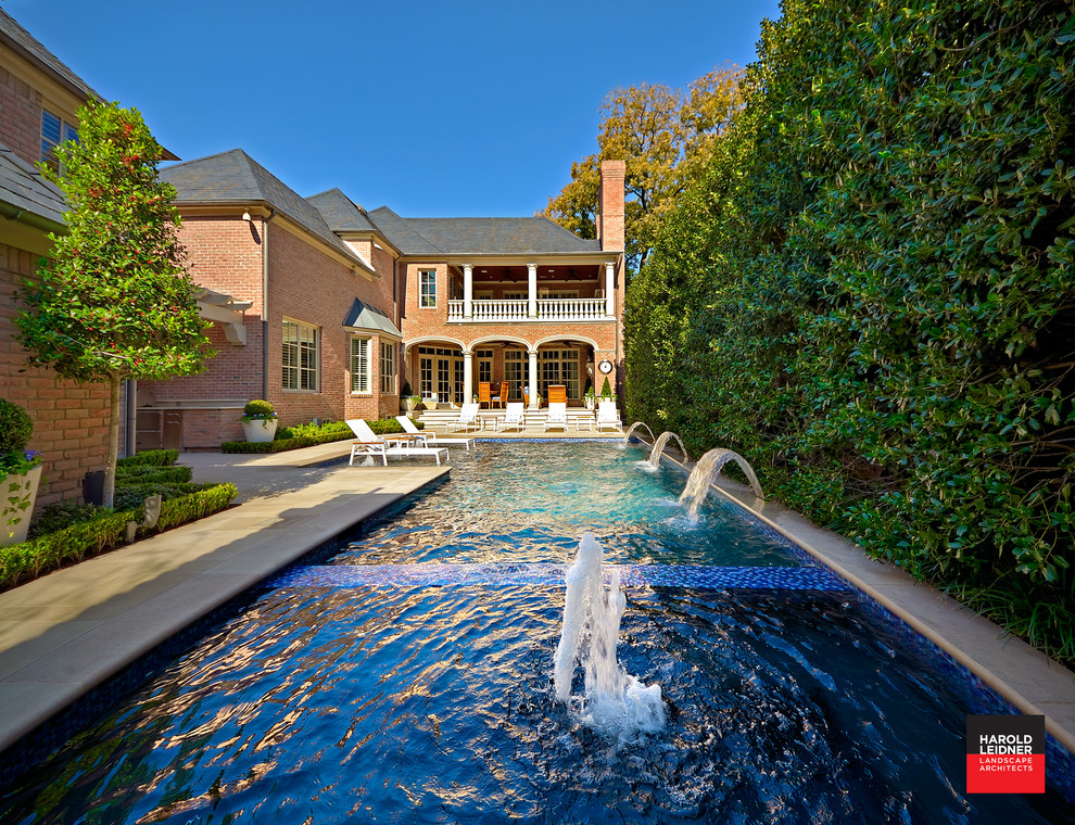 Modern: Maplewood - Traditional - Pool - Dallas - by Harold Leidner ...