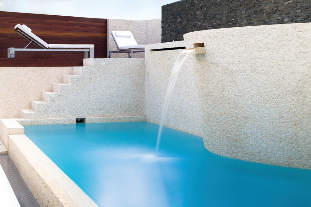 Modern Outdoor Pool Deck - Modern - Pool - Miami - by User | Houzz