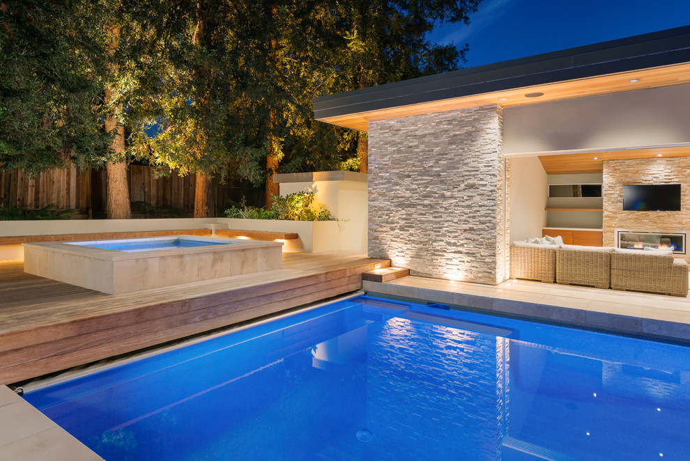 Modern Pool House - Modern - Pool - San Francisco - by Studio3 Design ...