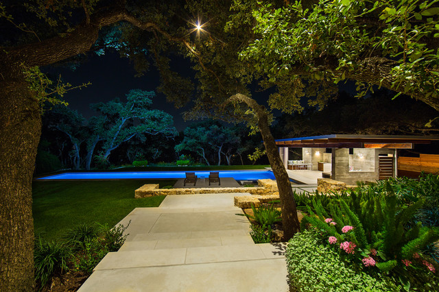Modern Pool Retreat - Modern - Pool - Austin - by Vernon Wentz | Houzz AU