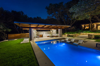 Modern Pool Retreat - Modern - Pool - Austin - by Vernon Wentz | Houzz