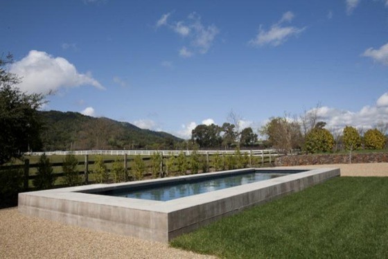 Modern Ranch House Design by Nicholas Lee - Contemporary - Pool - San ...