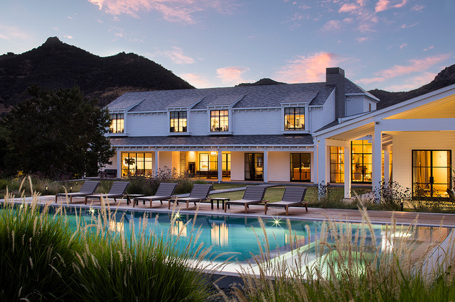 Modern Ranch House Plans Pool