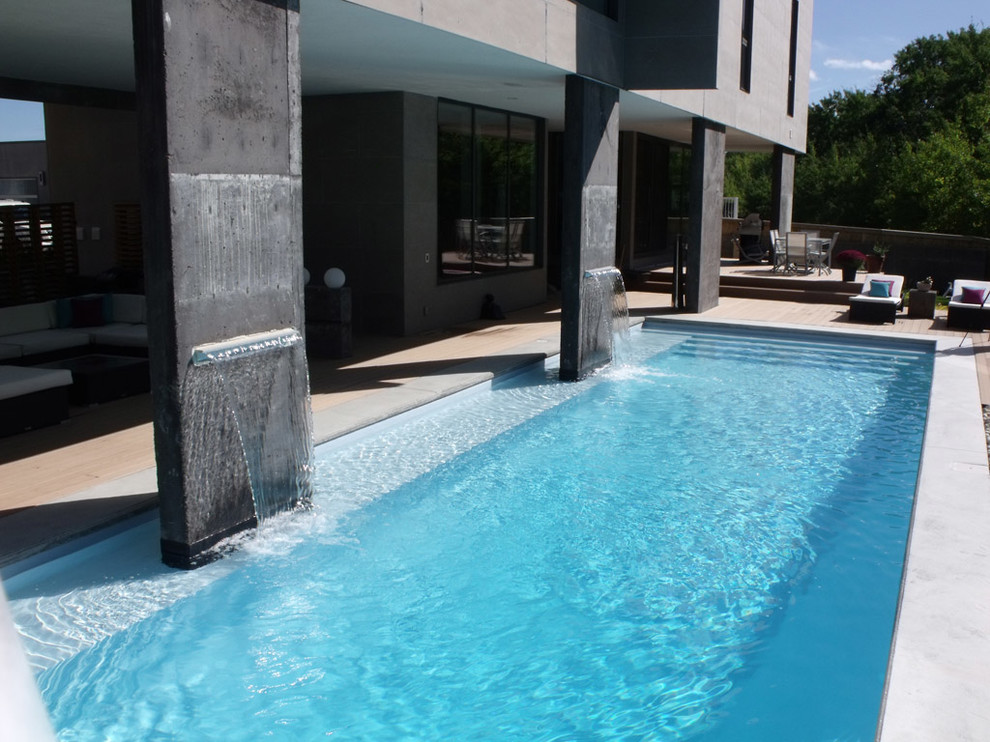 Modern Rectangle Pool Design - Tropical - Pool - Other - by Oasis ...
