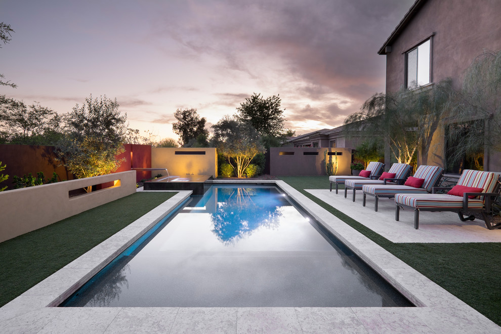 Modern Resort Style - Modern - Pool - Phoenix - by Sonoran Waters ...