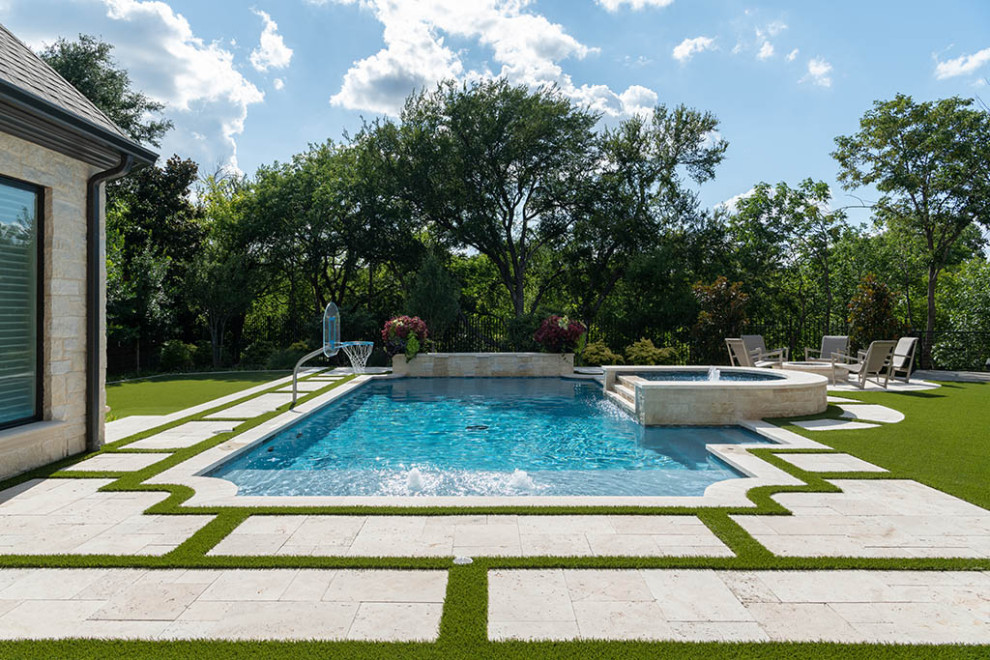 Modern Transitional – Chapel Creek Frisco - Transitional - Pool ...
