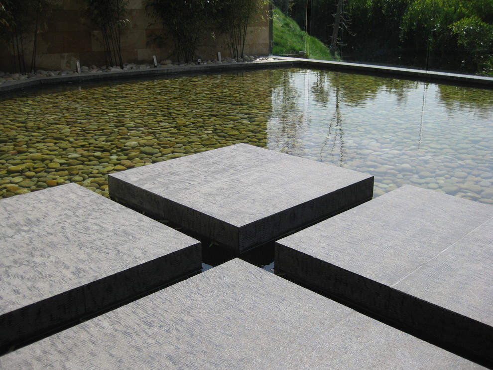 Modrn Pool in Beverly Hills - Modern - Pool - Los Angeles - by ISLAND ...