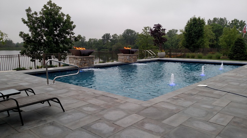 Mokena Shotcrete Pool - Pools - Chicago - von All Seasons Pools & Spas ...