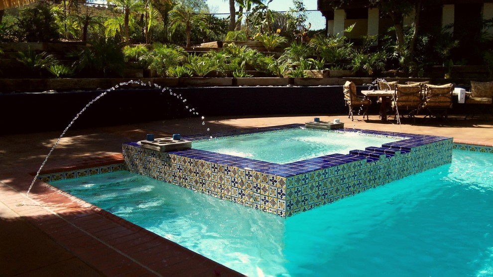 More pool photos from Latin Accents tiles - Mediterranean - Pool - Los ...