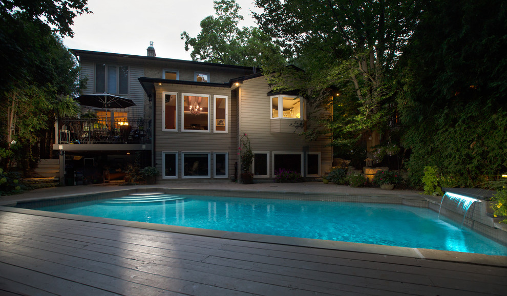Morton Scarborough Concrete Pool Renovation - Modern - Pool - Toronto ...