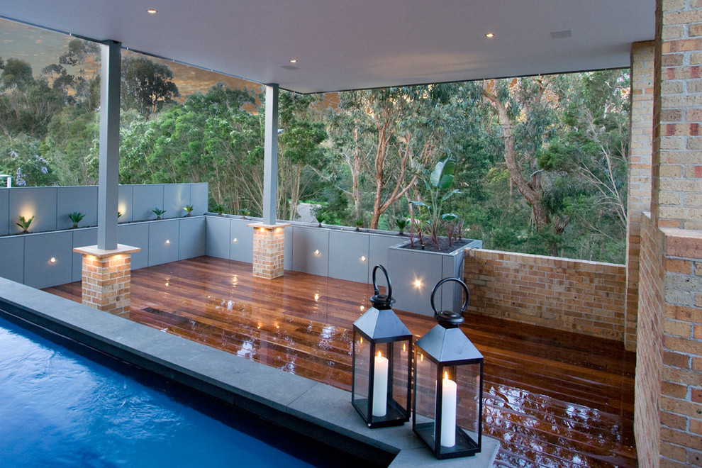 Mount Waverly Home Above Ground Pool - Modern - Pool - Melbourne - by ...