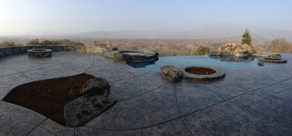 Mountain Top Infinity - Tropical - Pool - Other - by Vineyard Pools | Houzz