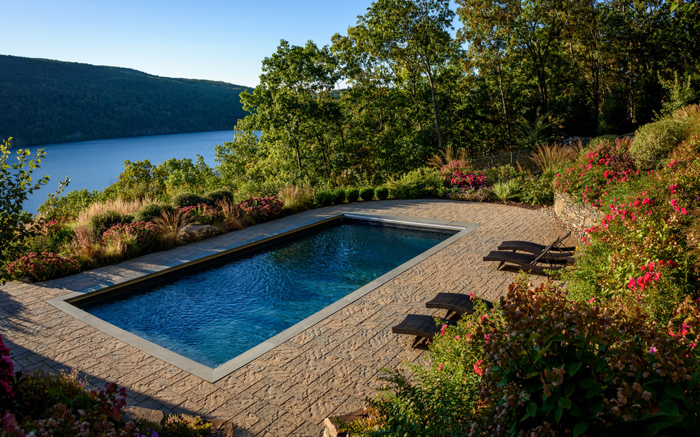 Mountainside Pool - Greenwood Lake - Traditional - Pool - New York - by ...