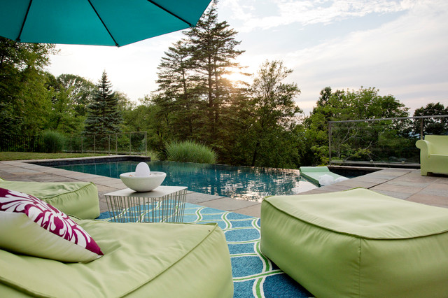 My Houzz: Midcentury Garden Tour - Midcentury - Pool - New York - by ...
