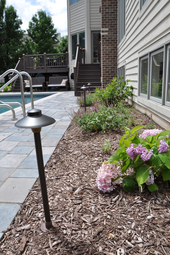 Naperville - Inground Pool Deck - Contemporary - Pool - Chicago - by ...