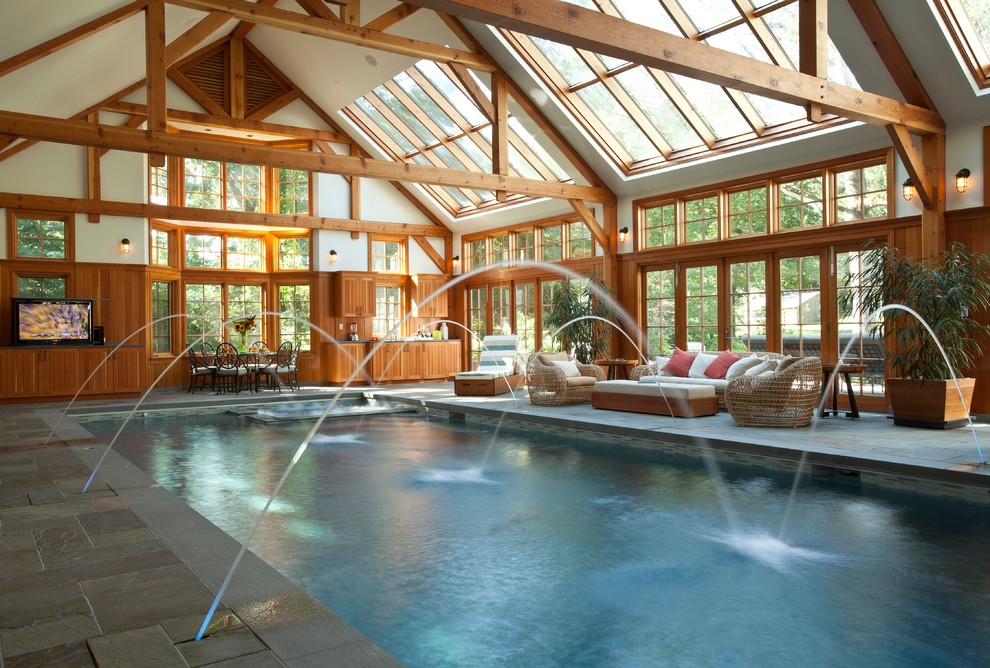 Natatorium - Contemporary - Pool - Boston - by Merrimack Design ...