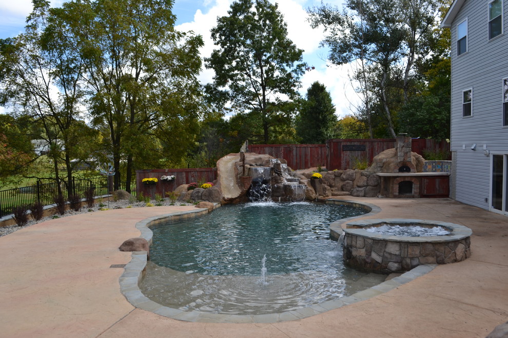 Natural & Nautical Swimming Pool by Legendary Escapes {MIN} - Rustic ...