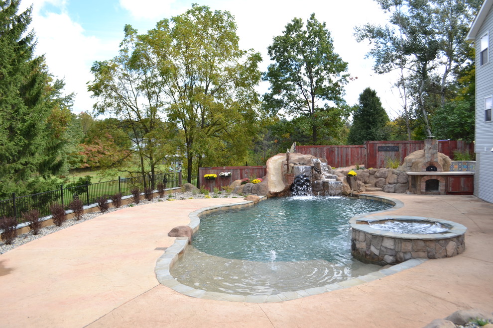 Natural & Nautical Swimming Pool by Legendary Escapes {MIN} - Rustic ...