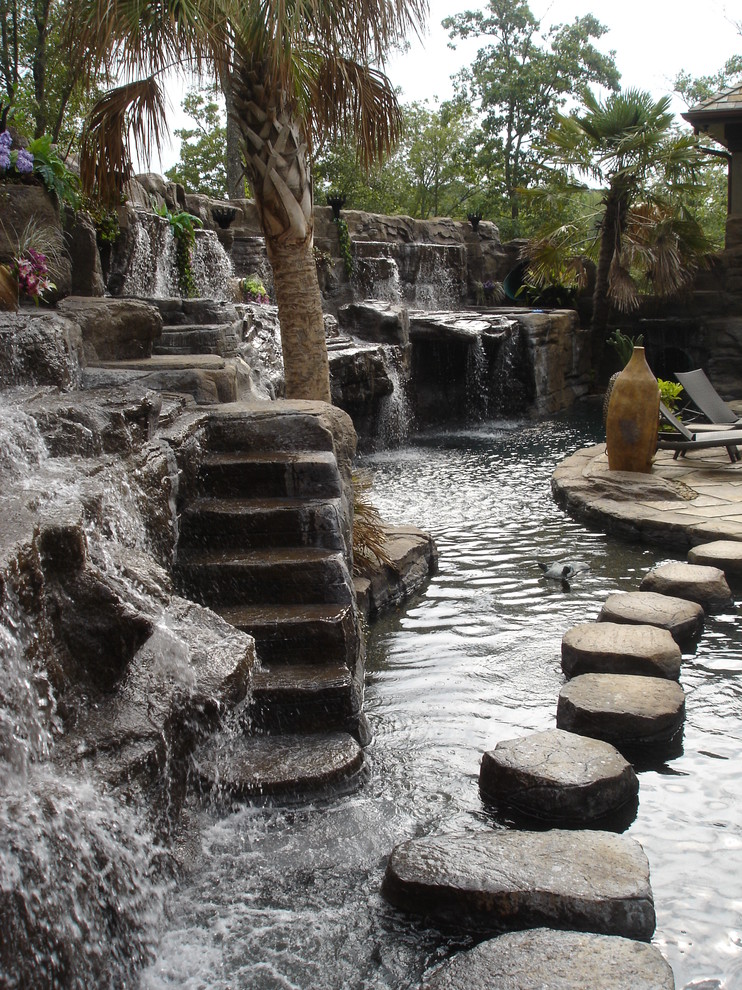 Natural Pools, Spools & Spas - Rustic - Pool - Seattle - by Rock ...