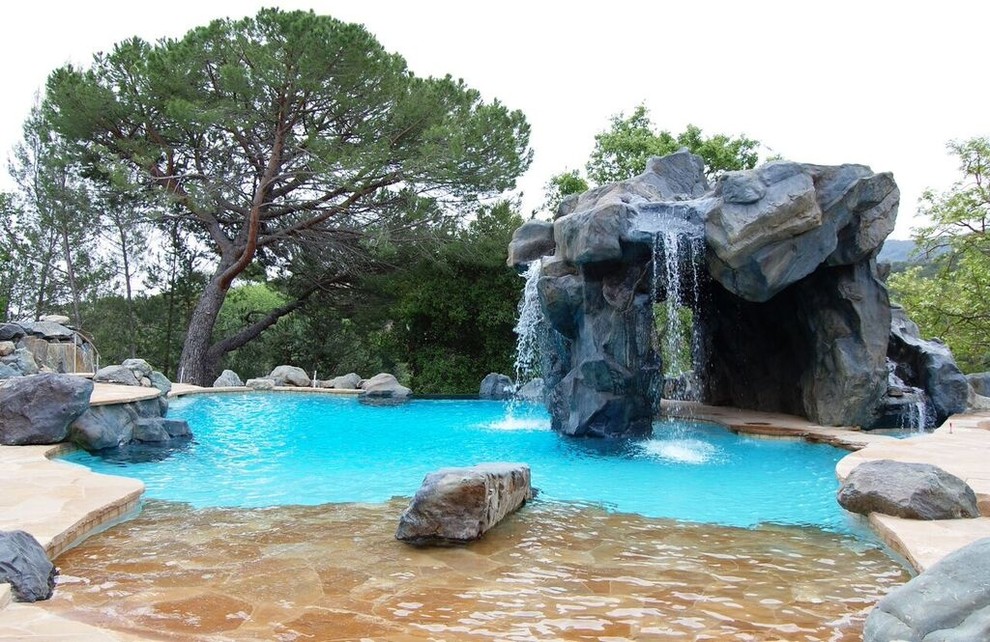 Natural Rock Pool - Tropical - Pool - San Francisco - by Whisler Land ...