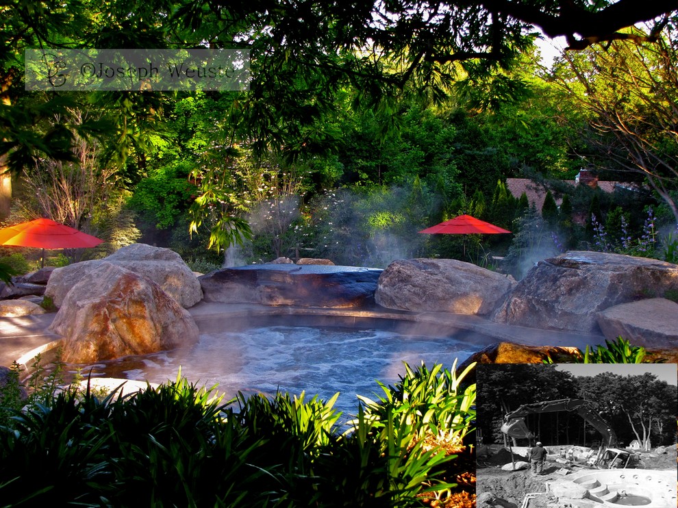 Natural Stone Spa Design - Traditional - Pool - New York - by User | Houzz