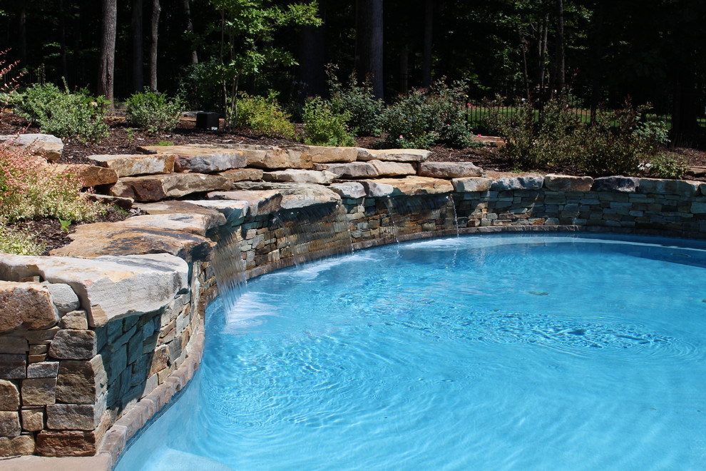 Natural Stone - Rustic - Pool - DC Metro - by THE POOL COMPANY ...