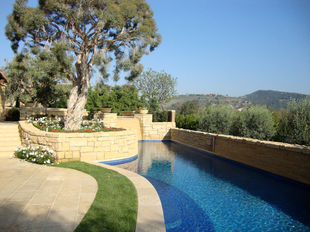 Natural Stone Wall and Paving tiles - Rustic - Pool - San Francisco ...