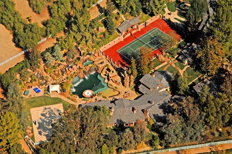 Naturalistic Pools with Grotto - Tropical - Pool - Los Angeles - by ...
