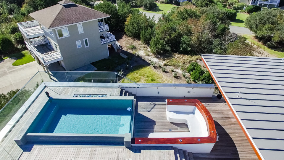 Nautical Themed Rooftop Pool - Beach Style - Pool - Other - by Bradford ...
