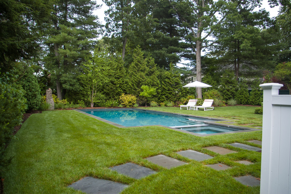 Needham Pool and Patio - Traditional - Pool - Boston - by a Blade of ...