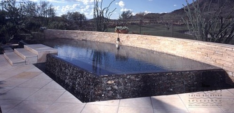 Negative Edge Catch Basins - Contemporary - Pool - Houston - by Richard ...