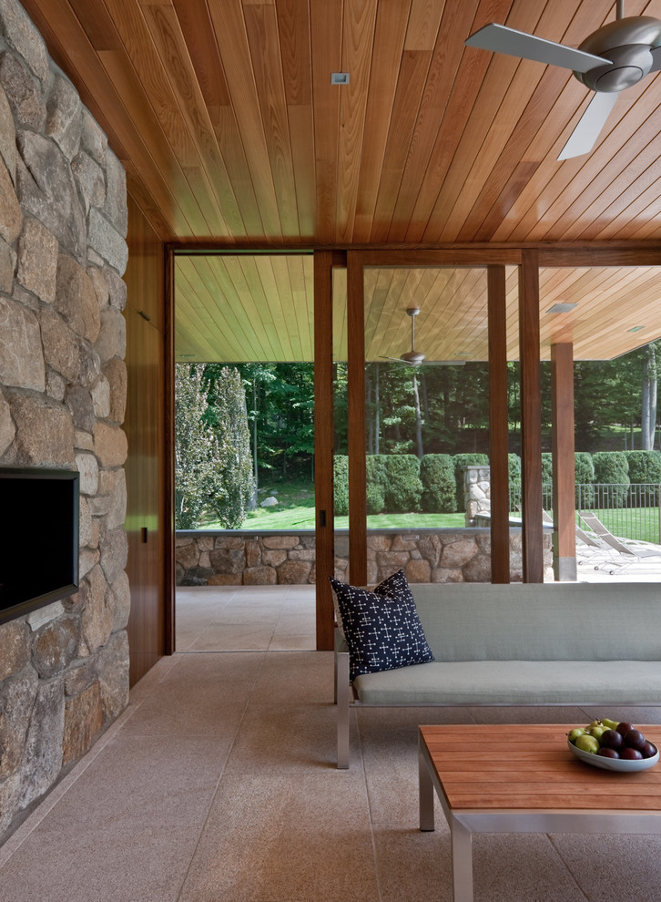 New Canaan Pool House. Design and construction. - Modern - Pool - Other ...