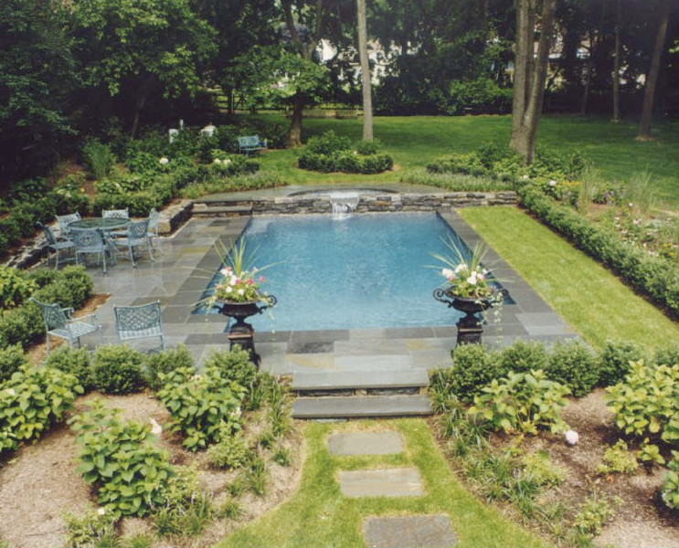 New Concrete Pools - Traditional - Pool - Newark - by Gorlin Pools and ...