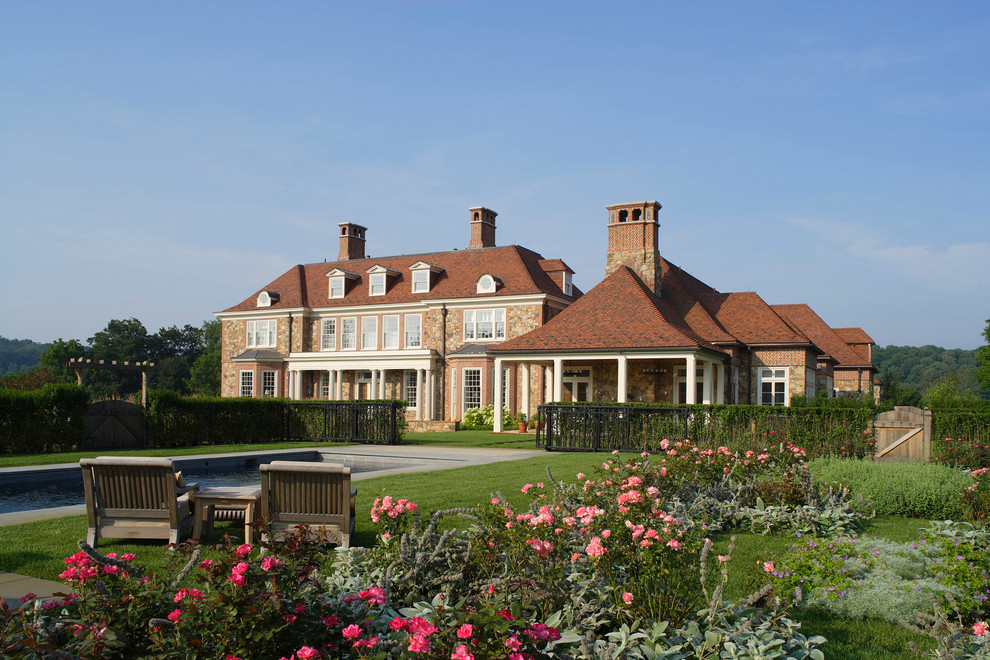 New Country House, Villanova, PA - Traditional - Pool - Philadelphia ...