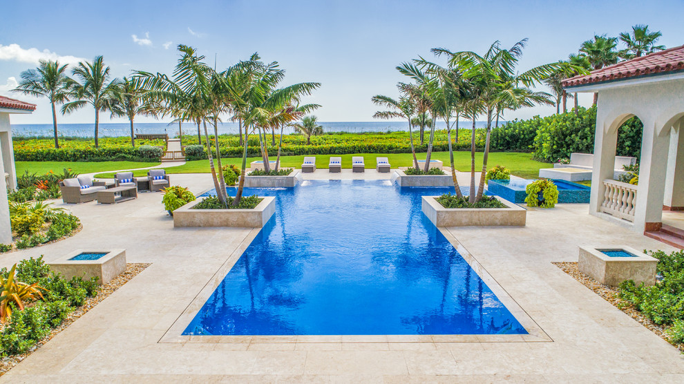 New Custom Luxury Swimming Pool & Spa in Stuart, Florida - Modern ...