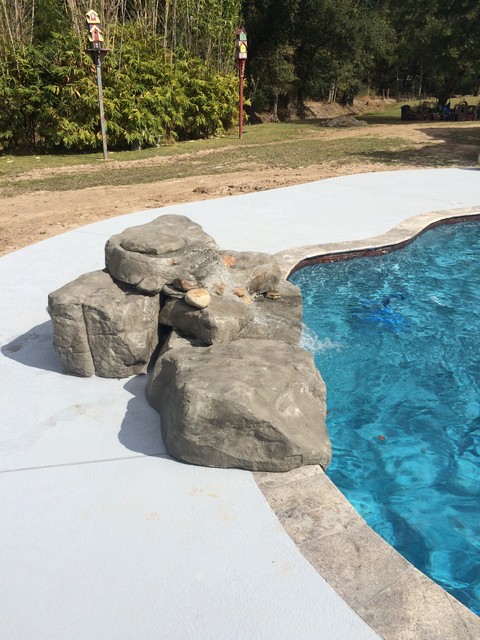 New Gunite Swimming Pool - Contemporain - Piscine - La Nouvelle-Orléans ...