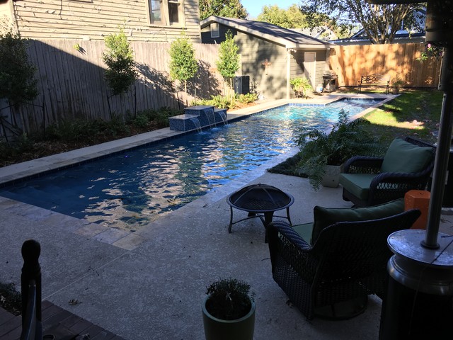New Gunite Swimming Pool - Contemporain - Piscine - La Nouvelle-Orléans ...